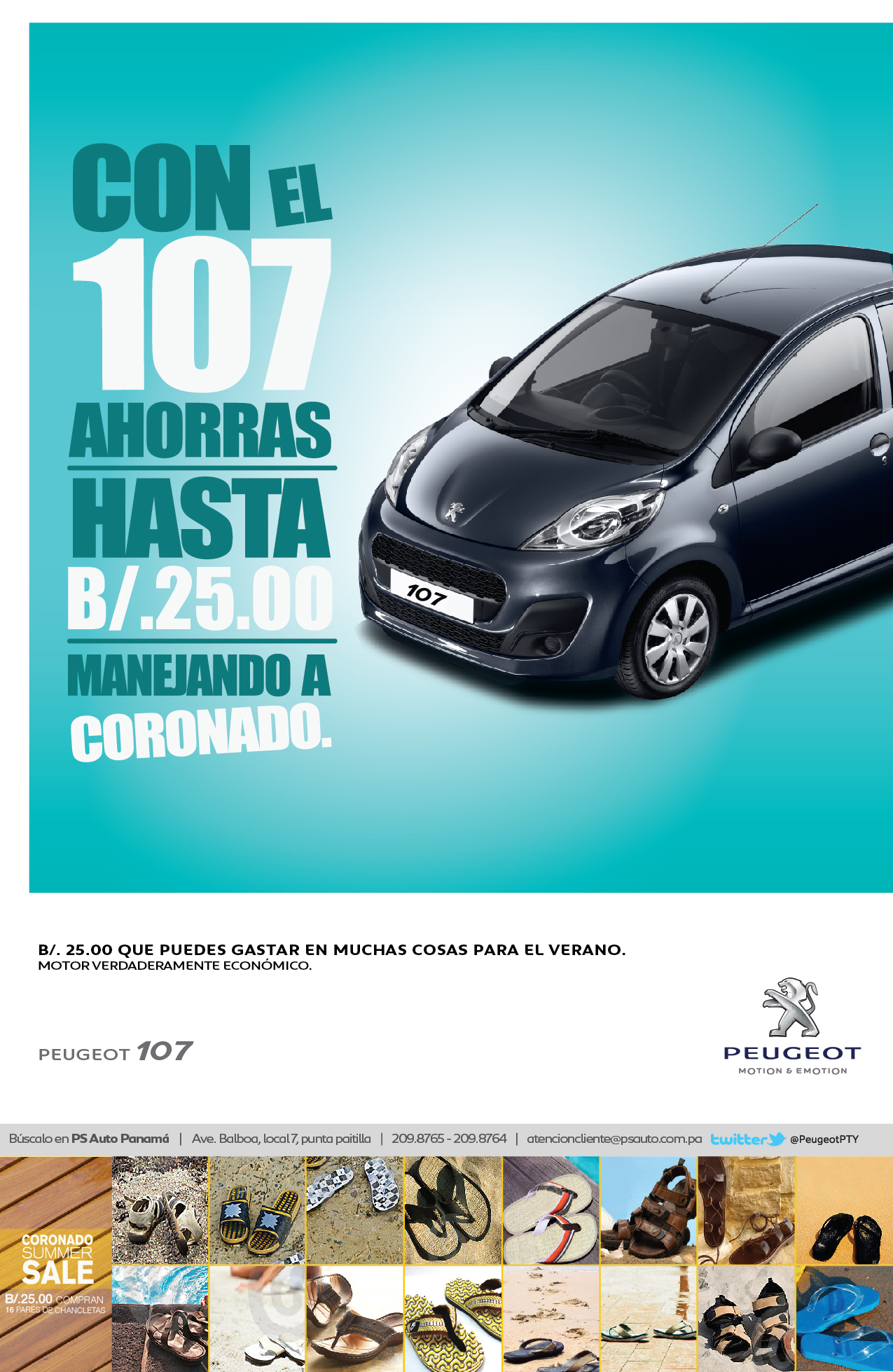 AVISO PEUGEOT VERANO – ANDRES E. RIVERA